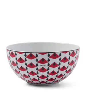 Prada Set Of 2 Porcelain Vienna Soup Bowls