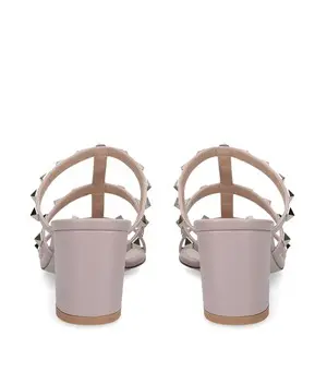 Valentino Garavani Rockstud Mule Sandals - Nude