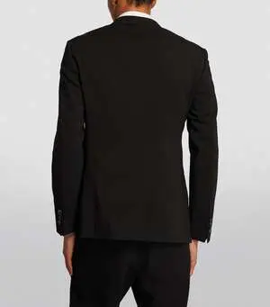 Giorgio Armani Wool Blazer - Black