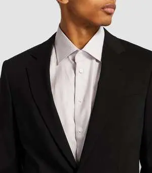 Giorgio Armani Wool Blazer - Black