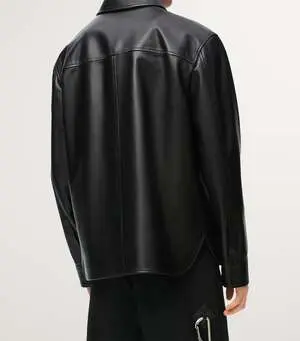 Loewe Leather Shirt Jacket