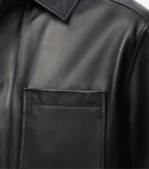 Loewe Leather Shirt Jacket