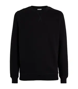 Sunspel Loopback Sweatshirt - Black