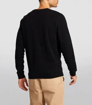 Sunspel Loopback Sweatshirt - Black