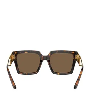 Dolce & Gabbana Tortoiseshell Square Frame Sunglasses - Brown