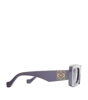 Loewe Rectangular Frame Sunglasses - Brown