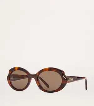 Loewe Mini Oval Sunglasses - Brown