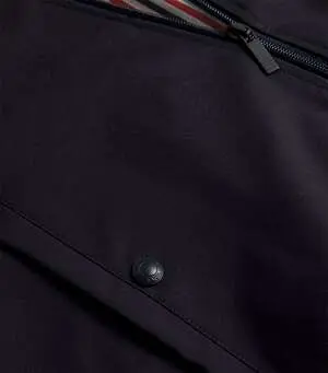 Thom Browne Wool 4-bar Stripe Bomber Jacket - Navy