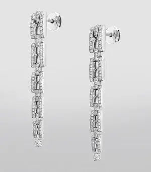 BVLGARI B.zero1 Diamond Earrings In White Gold