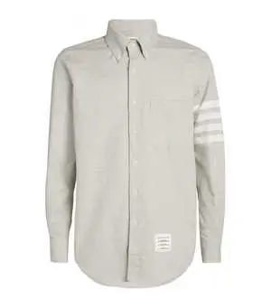 Thom Browne 4-bar Stripe Shirt - Grey
