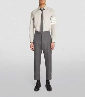 Thom Browne 4-bar Stripe Shirt - Grey
