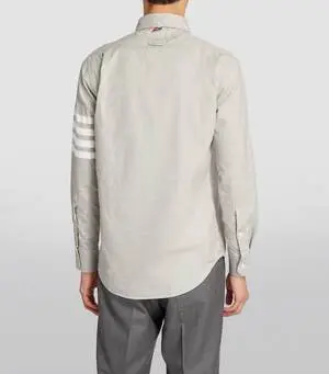 Thom Browne 4-bar Stripe Shirt - Grey