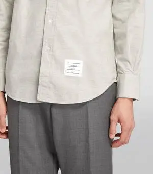 Thom Browne 4-bar Stripe Shirt - Grey