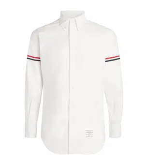 Thom Browne 4-bar Stripe Shirt - White