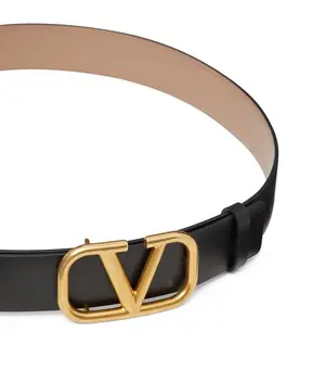 Valentino Garavani Reversible Vlogo Signature Belt - Brown