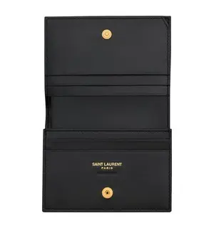 Saint Laurent Monogram Metalassé Bifold Wallet