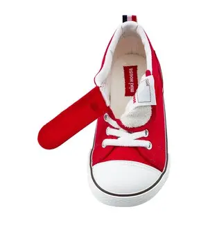 MIKI HOUSE Velcro Low-top Sneakers - Red