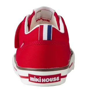 MIKI HOUSE Velcro Low-top Sneakers - Red
