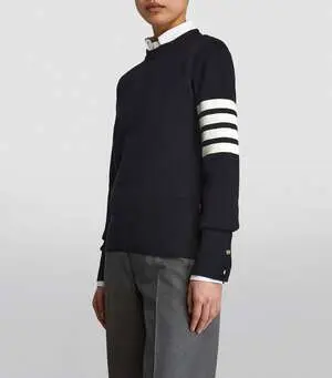 Thom Browne 4-bar Crew Neck Sweater