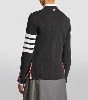 Thom Browne Four-bar Cashmere Cardigan