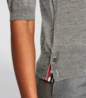 Thom Browne 4-bar Polo Shirt - Grey
