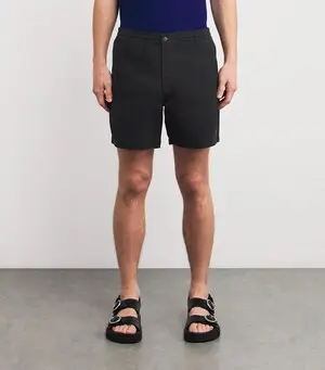 Polo Ralph Lauren Stretch-cotton Logo Shorts - Black