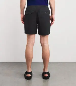 Polo Ralph Lauren Stretch-cotton Logo Shorts - Black