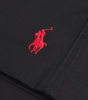 Polo Ralph Lauren Stretch-cotton Logo Shorts - Black