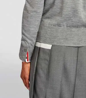 Thom Browne 4-bar Stripe Wool Cardigan