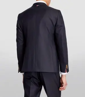 Thom Browne Wool Blazer - Navy