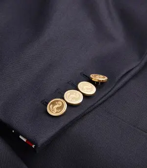 Thom Browne Wool Blazer - Navy