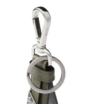 Prada Saffiano Leather Keychain