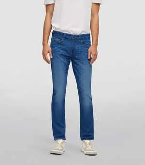 BOSS Slim-fit Stretch Denim Jeans - Blue