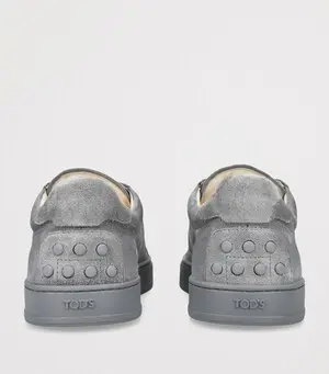 TOD'S Suede Cassetta Sneakers - Grey
