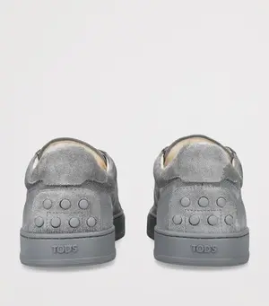 TOD'S Suede Cassetta Sneakers - Grey