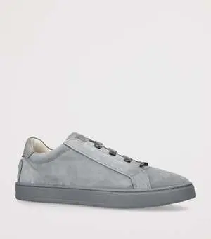 TOD'S Suede Cassetta Sneakers - Grey