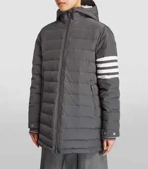 Thom Browne Down Puffer Jacket With Signature Stripes