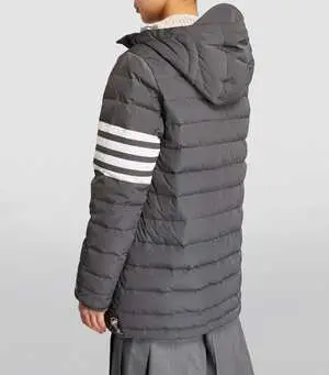 Thom Browne Down Puffer Jacket With Signature Stripes