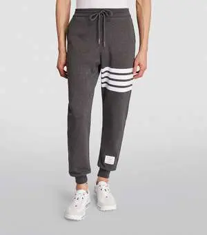 Thom Browne Four-stripe Sweatpants - Grey