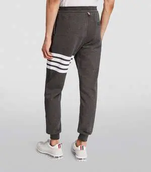 Thom Browne Four-stripe Sweatpants - Grey