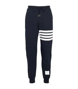 Thom Browne Four-stripe Sweatpants - Navy