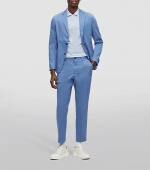 BOSS Linen Polo Shirt