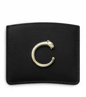 Cartier Panthère De Simple Card Holder Black