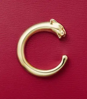 Cartier Panthère De Simple Card Holder - Red