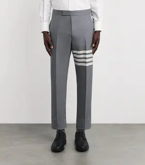 Thom Browne Wool 4-bar Stripe Tailored Trousers