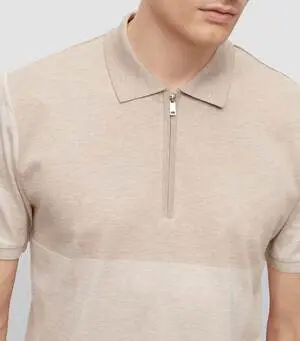 BOSS Cotton-silk Polo Shirt