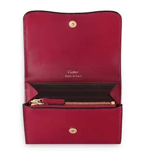 Cartier Calfskin Panthère De Mini Wallet - Red