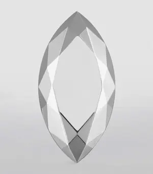 MARIA TASH Gold Faceted Marquise Threaded Stud Single Earring