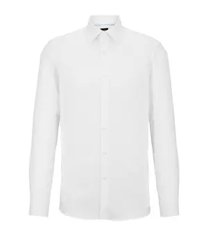 BOSS Linen Shirt - White