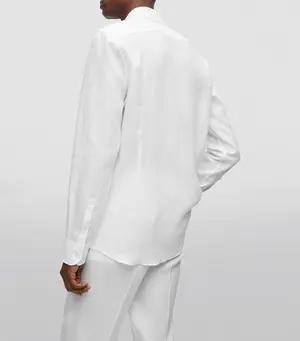 BOSS Linen Shirt - White